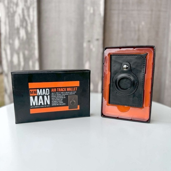 Mad Man | Bags | Premium Air Track Wallet Black | Poshmark